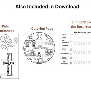 Resurrection Activity Digital Download // Sequencing //preschool ...