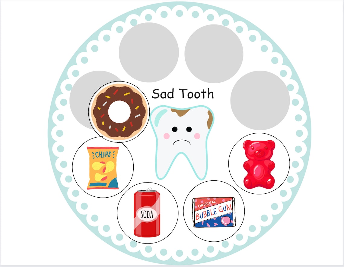 Dental Health Brushing Teeth Activity DIGITAL DOWNLOAD // Printable ...