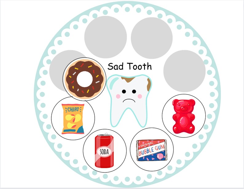Dental Health Brushing Teeth Activity DIGITAL DOWNLOAD // Printable ...