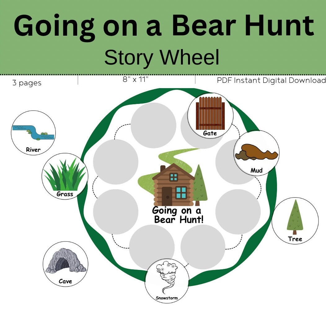 Going on a Bear Hunt Activity Digital Download // Sequencing ...