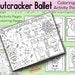 Nutcracker Ballet Activity Pages Coloring Page DIGITAL DOWNLOAD ...