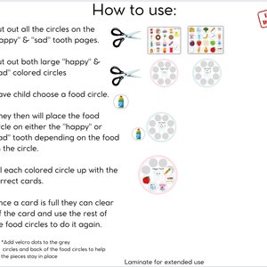 Dental Health Brushing Teeth Activity DIGITAL DOWNLOAD // Printable ...