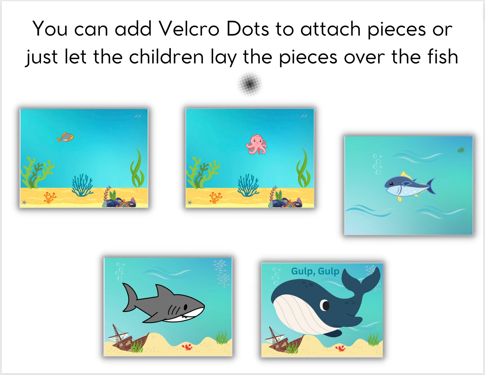 Slippery Fish Printable Set // Ocean // Downloads // Shark // Pretend ...