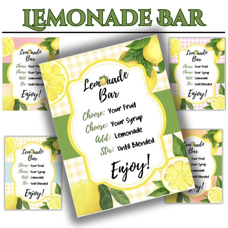 Lemonade Sign - Etsy