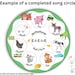 Old Macdonald Had a Farm Song Circle Activity Digital Download ...