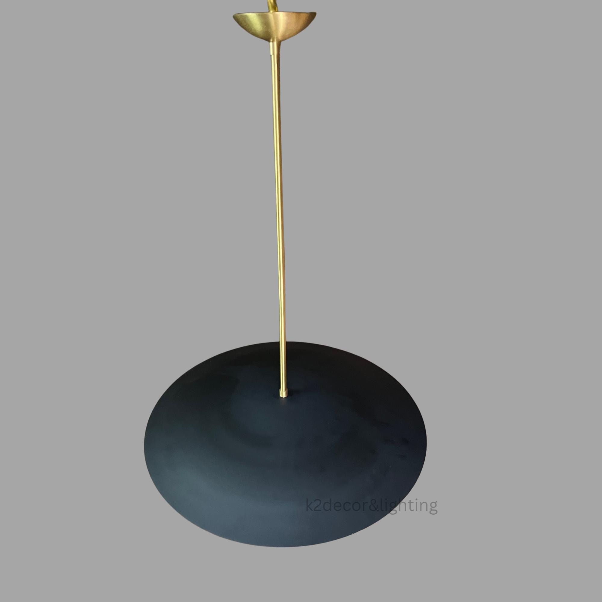 Metal Disk Italian Design 2-lights Chandelier, 60 CM Diameter Disk ...