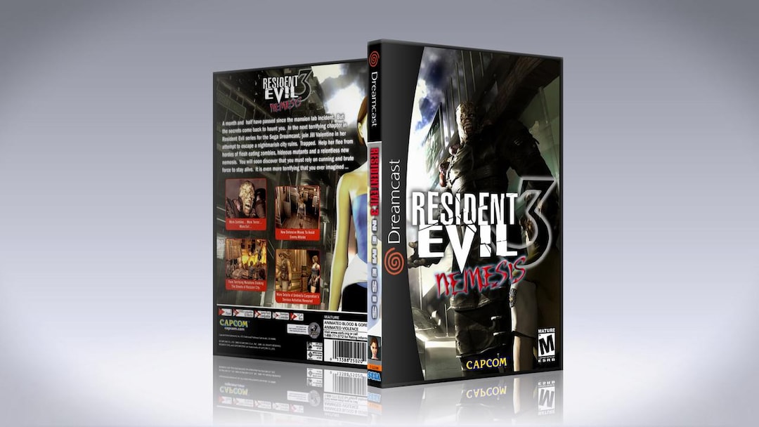 Resident Evil 3 [dreamcast] W/dvd Case & Artwork Insert - Etsy