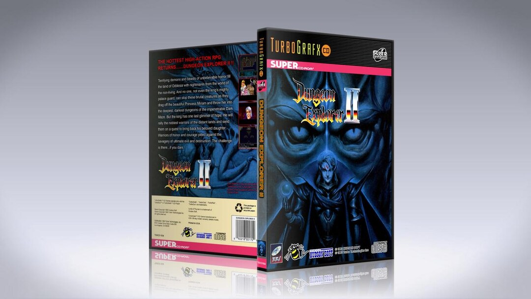 Dungeon Explorer II [turbografx CD] W/dvd Case & Artwork Insert - Etsy