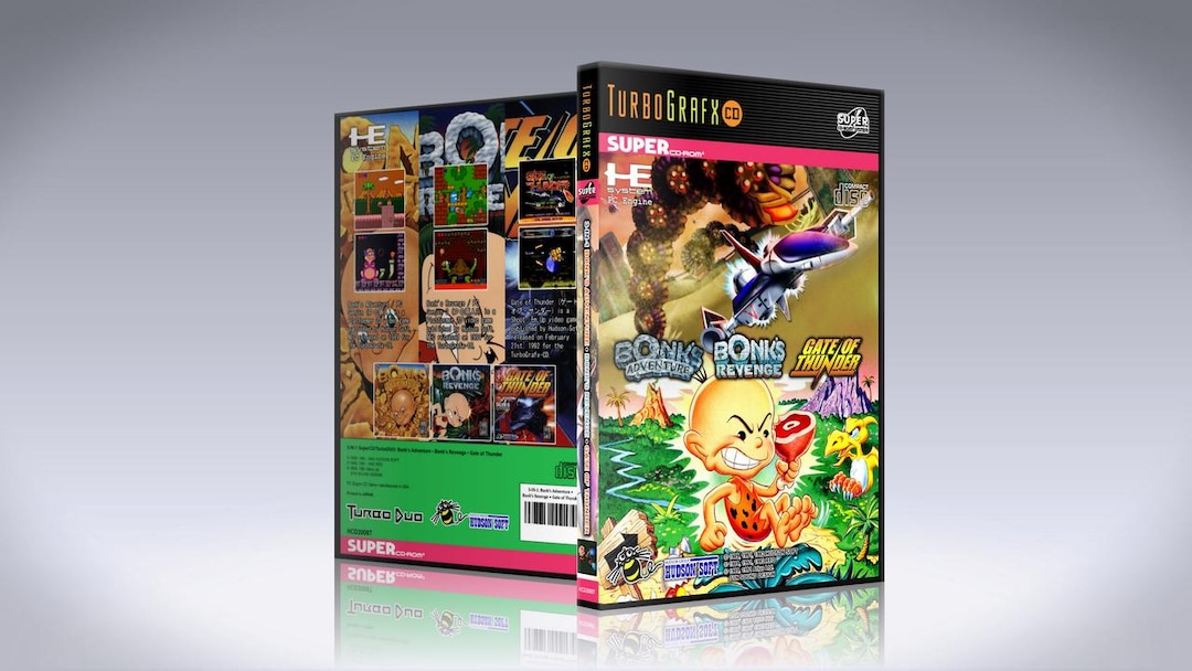 3-IN-1 Supercd/turboduo Sample [turbografx CD] W/dvd Case & Artwork ...
