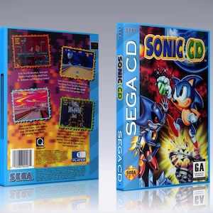 Sonic CD [sega CD] W/dvd Case & Artwork Insert - Etsy