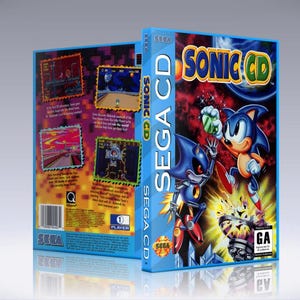 Sonic CD [sega CD] W/dvd Case & Artwork Insert - Etsy