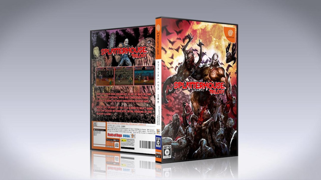 Splatterhouse Trilogy [dreamcast] W/dvd Case & Artwork Insert - Etsy