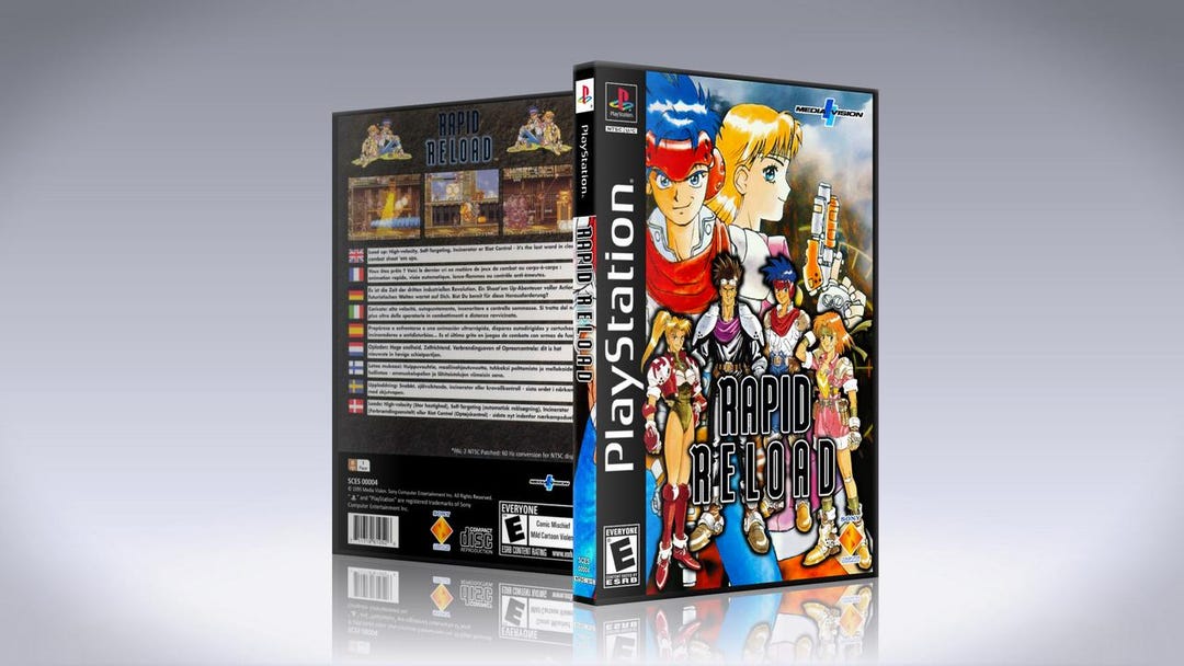 Rapid Reload [PS1] W/dvd Case & Artwork Insert - Etsy