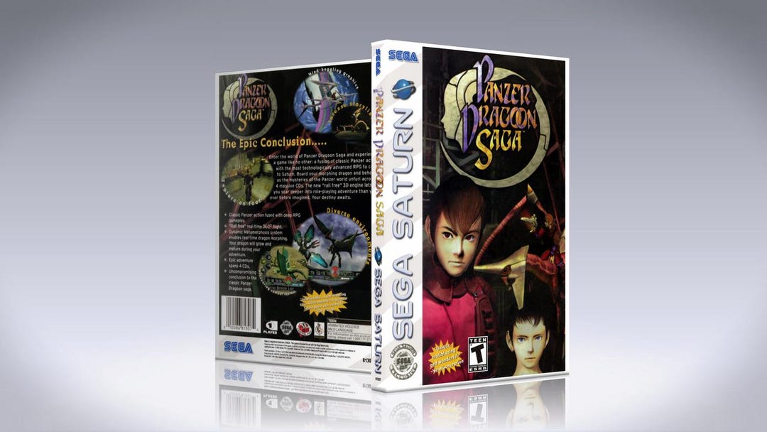 Panzer Dragoon Saga [saturn] W/dvd Case & Artwork Insert - Etsy