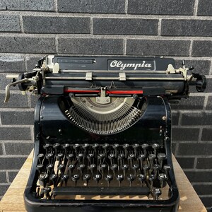 Antique Olympia Model 8 Typewriter - Etsy