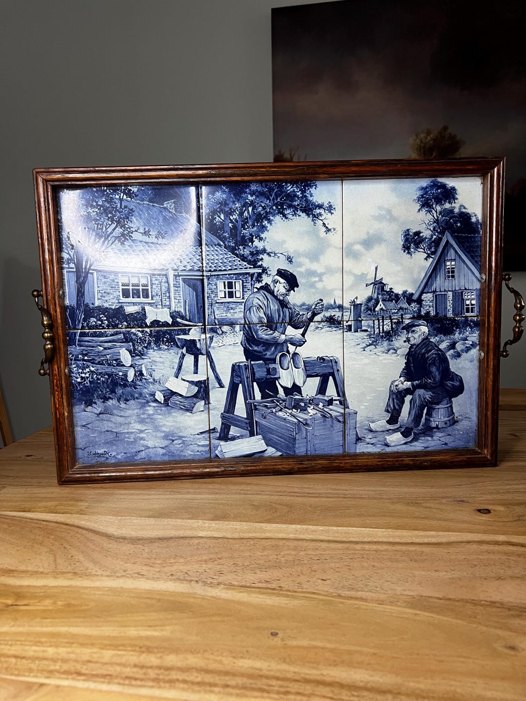 Delft Blue Tray Clog Maker. Delft Blue Tiles. Made in the Netherlands ...