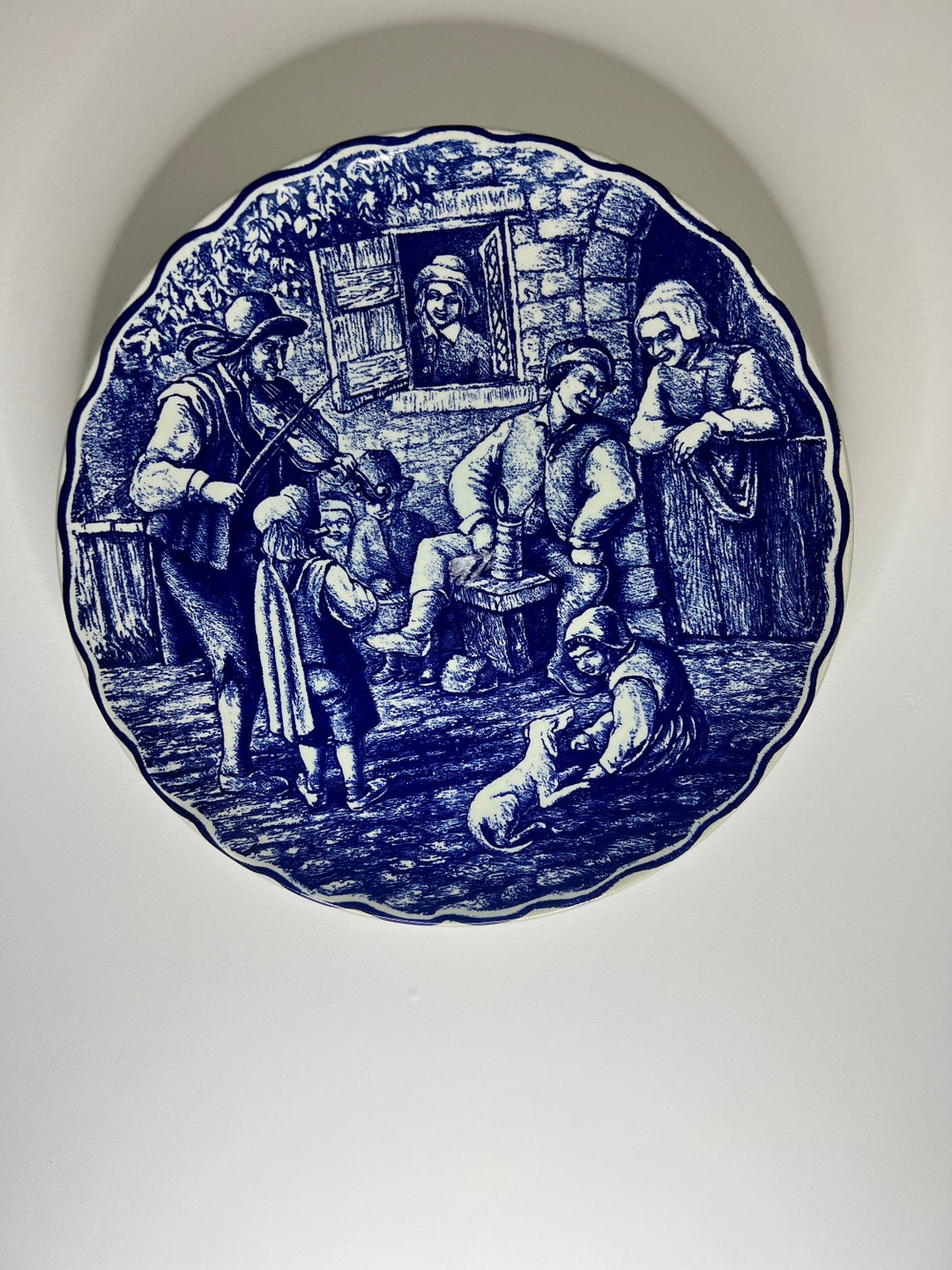 Boch La Louviere Belgium Delft Plate - Etsy