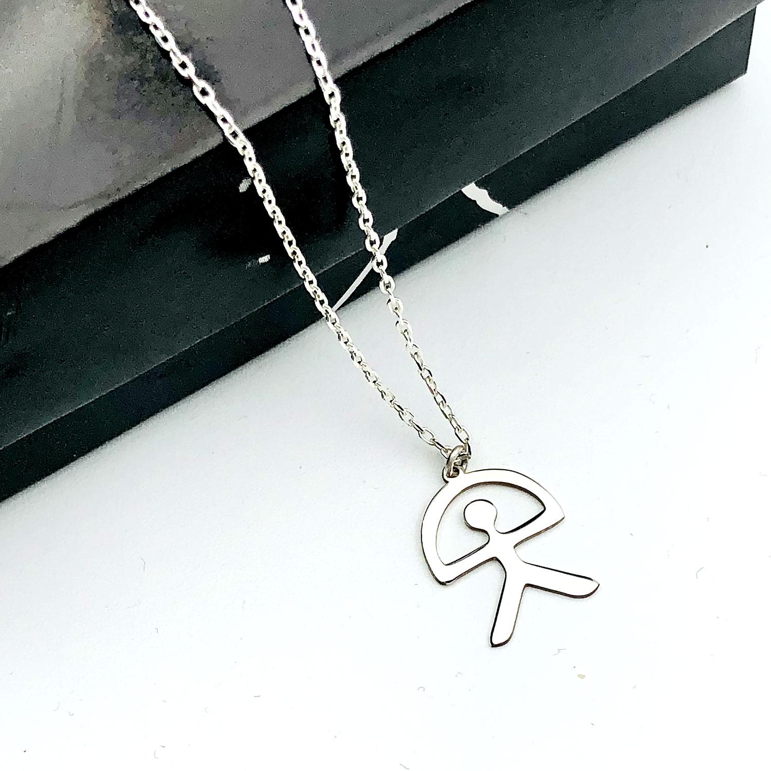Sterling Silver Indalo Man Protector Necklace | Good Luck Charm - Etsy