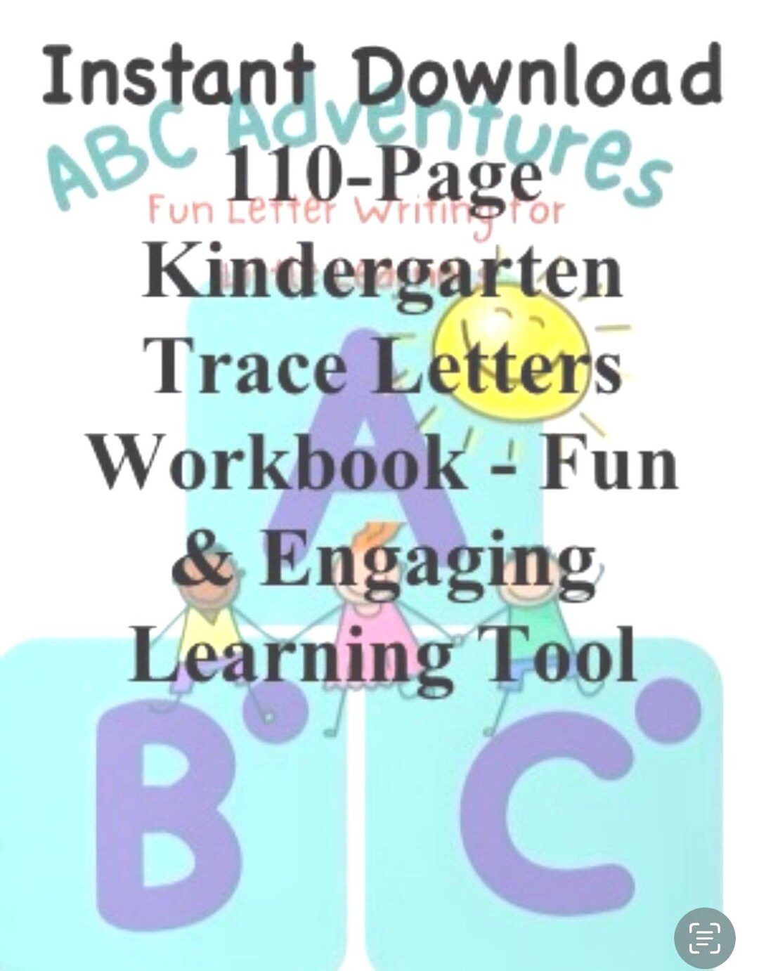 ABC Flashcards,kindergarten Trace Letters Workbook Fun & Engaging ...