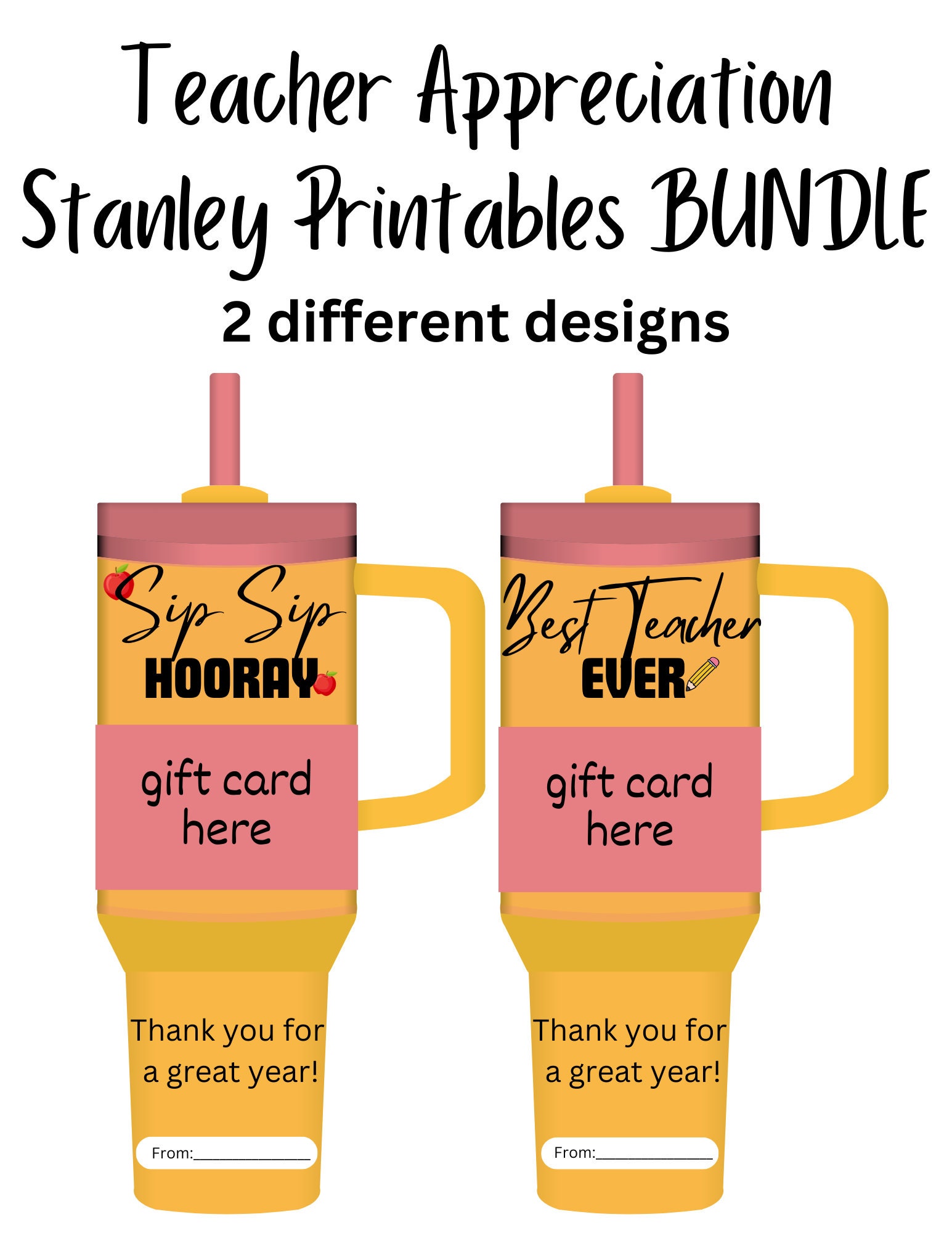 Teacher Appreciation Week Gift Card Holder Printable,school Teacher ...