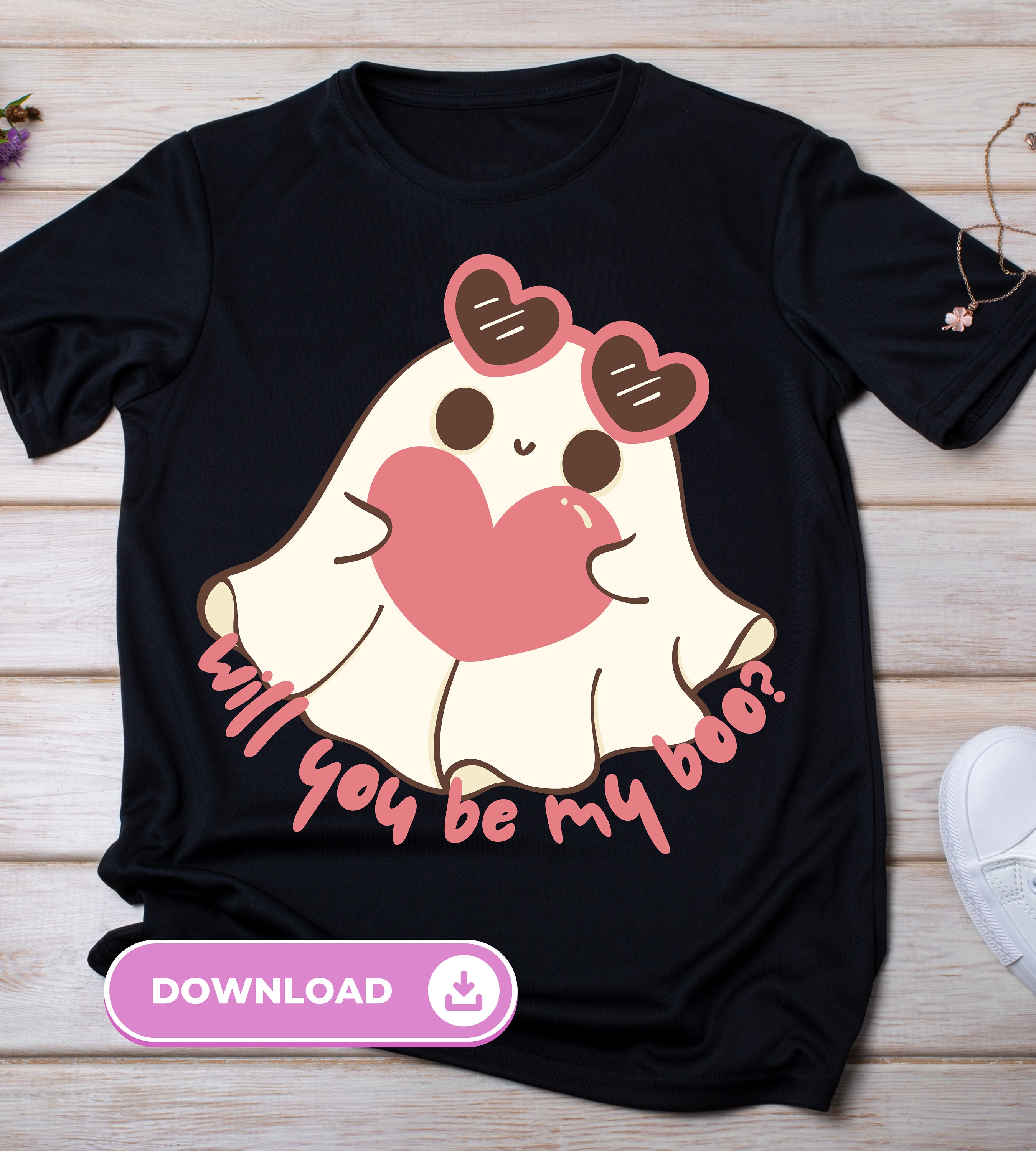 Be My Boo PNG, Retro Ghost PNG, Digital Download, Instant Download ...