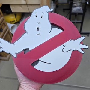 Ghostbusters Movie Logo 3D Printed Sign - Etsy