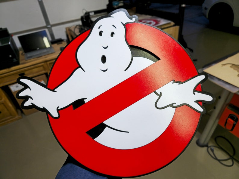 Ghostbusters Movie Logo Laser Cut Wood Sign - Etsy
