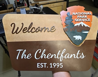 National Park Service Sign - Etsy