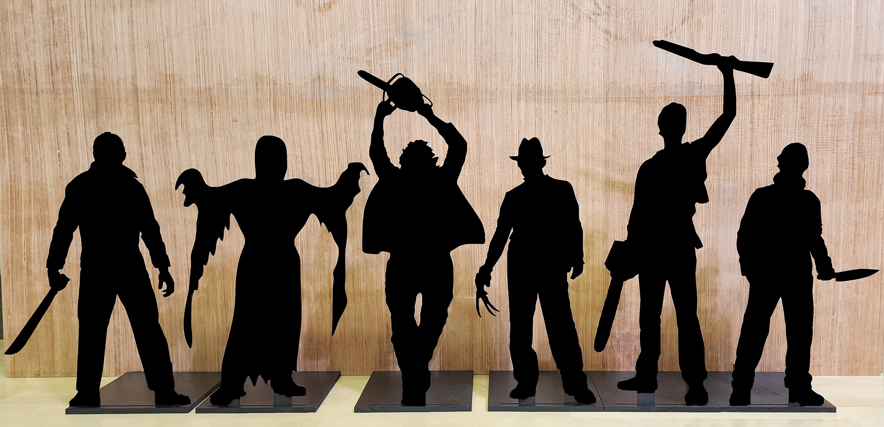 Halloween Horror Movie Shadow Figures - Etsy