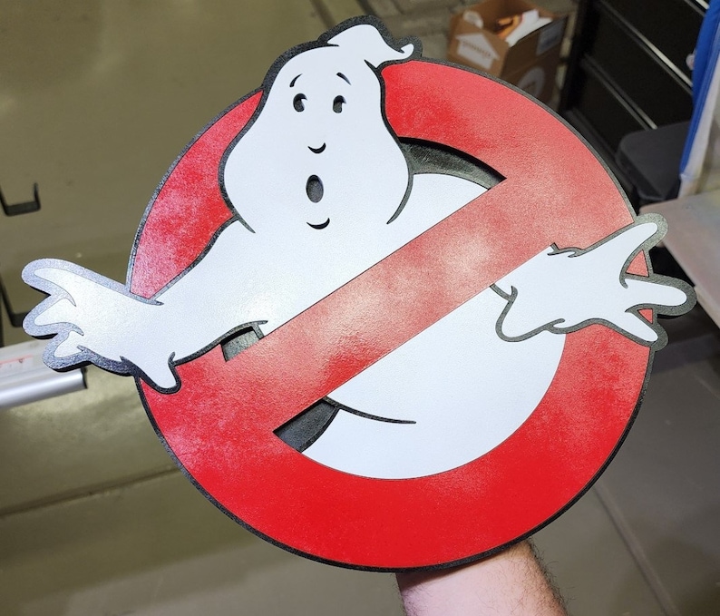 Ghostbusters Movie Logo Laser Cut Wood Sign - Etsy