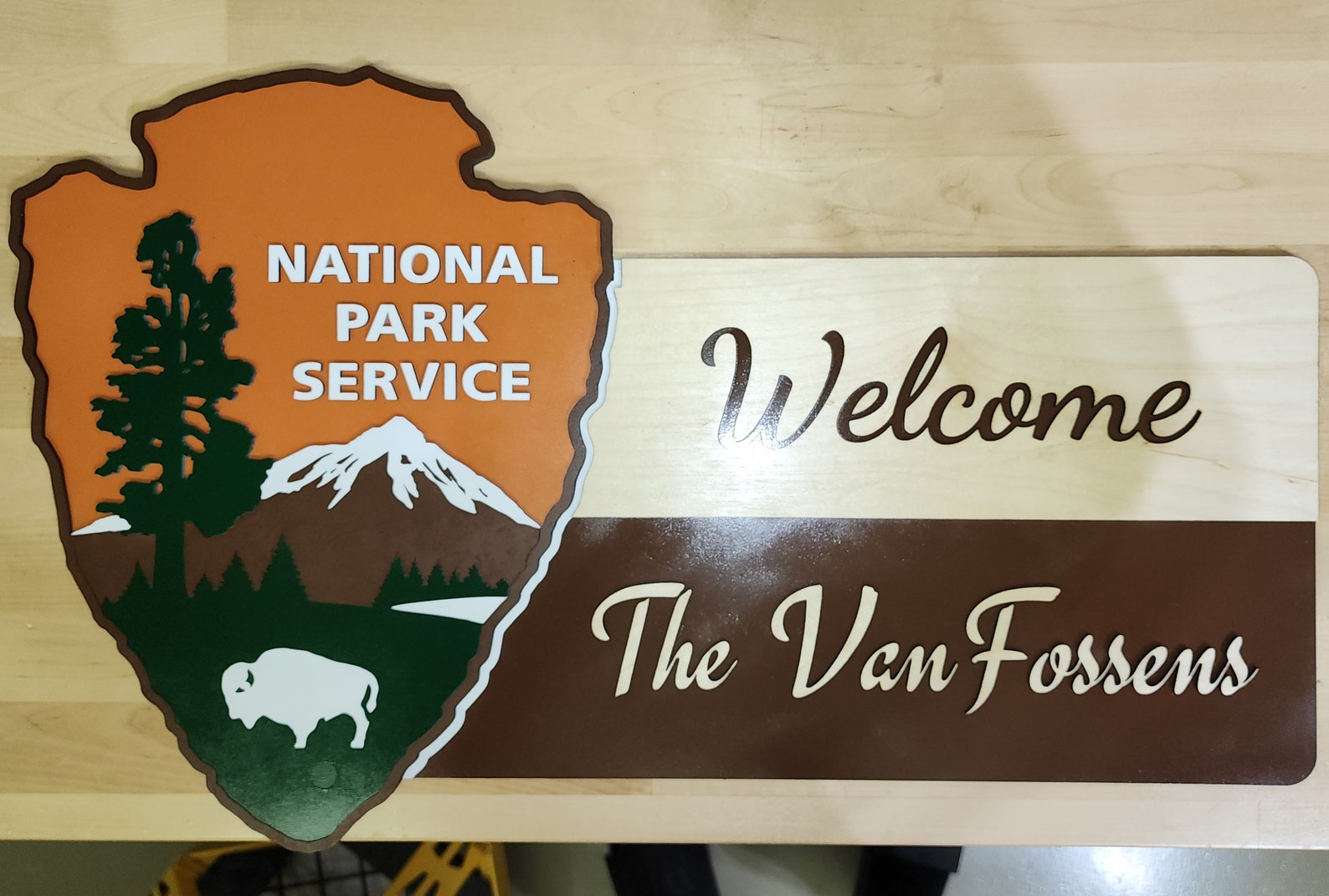 National Park Service Welcome Sign customizable - Etsy