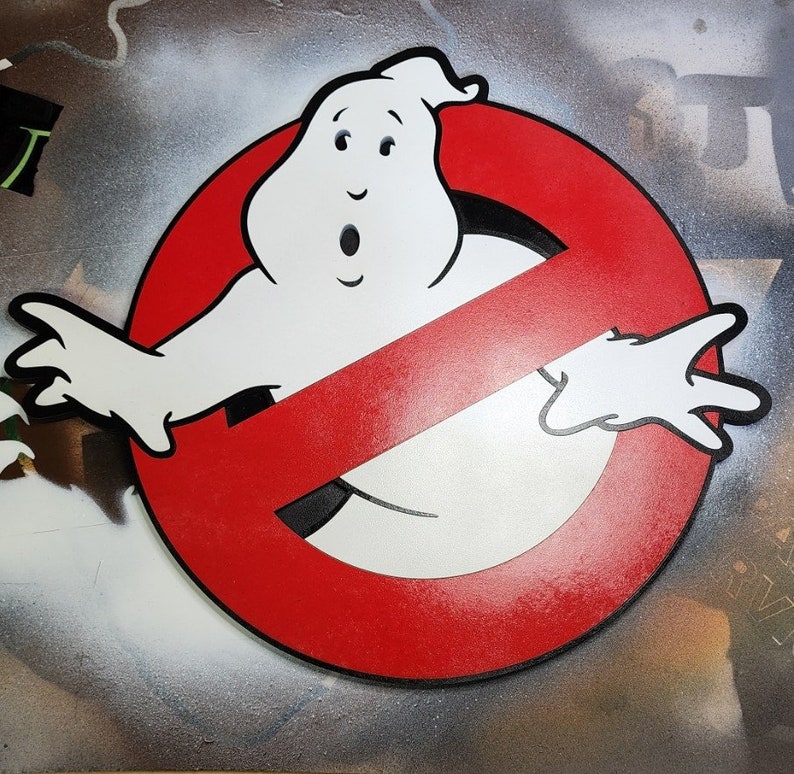 Ghostbusters Movie Logo Laser Cut Wood Sign - Etsy
