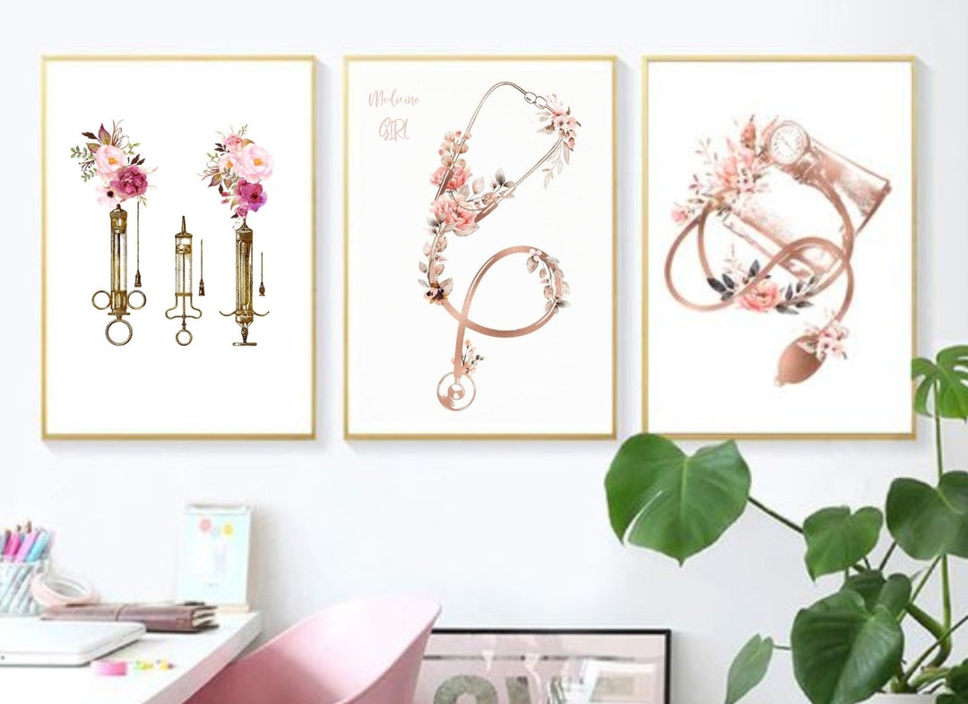Doctor Office Decor/doctor Gift/nurse Gift/medical Art - Etsy