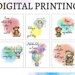 Printable Children's Positive Affirmation Cards | Set of 24 Kids ...