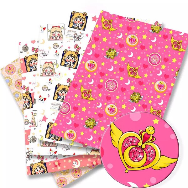 Sailor Moon Anime Fabric - Etsy
