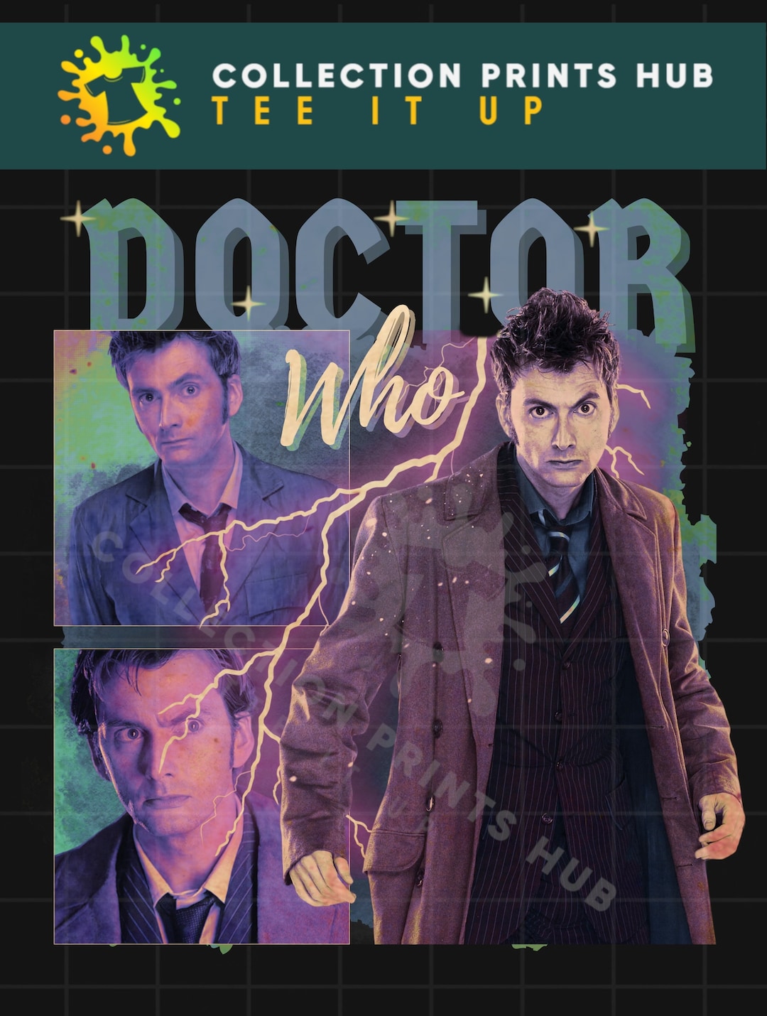 Tenth Doctor Who 90s PNG Great for T-shirt, Dr Who David Tennant T ...