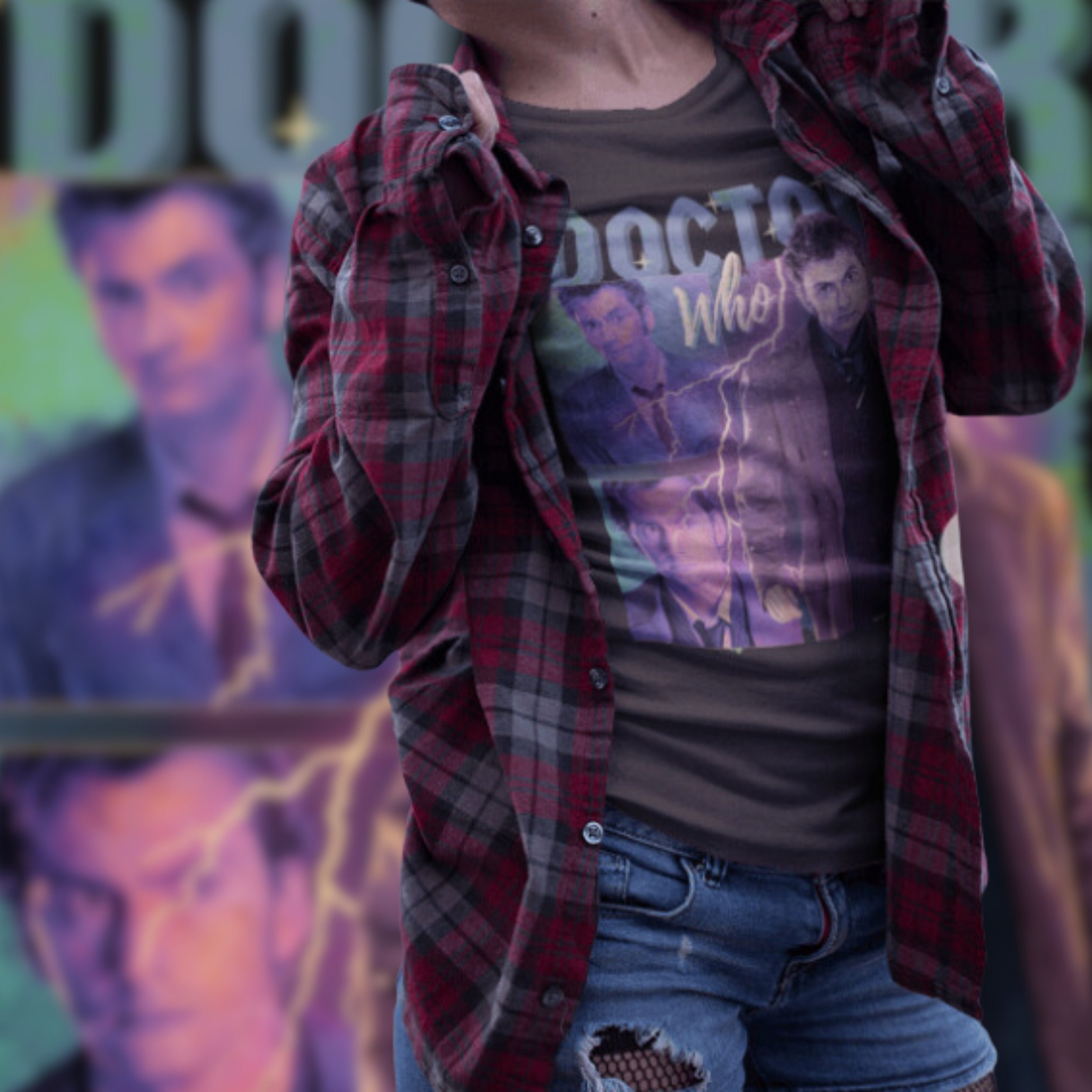 Tenth Doctor Who 90s PNG Great for T-shirt, Dr Who David Tennant T ...