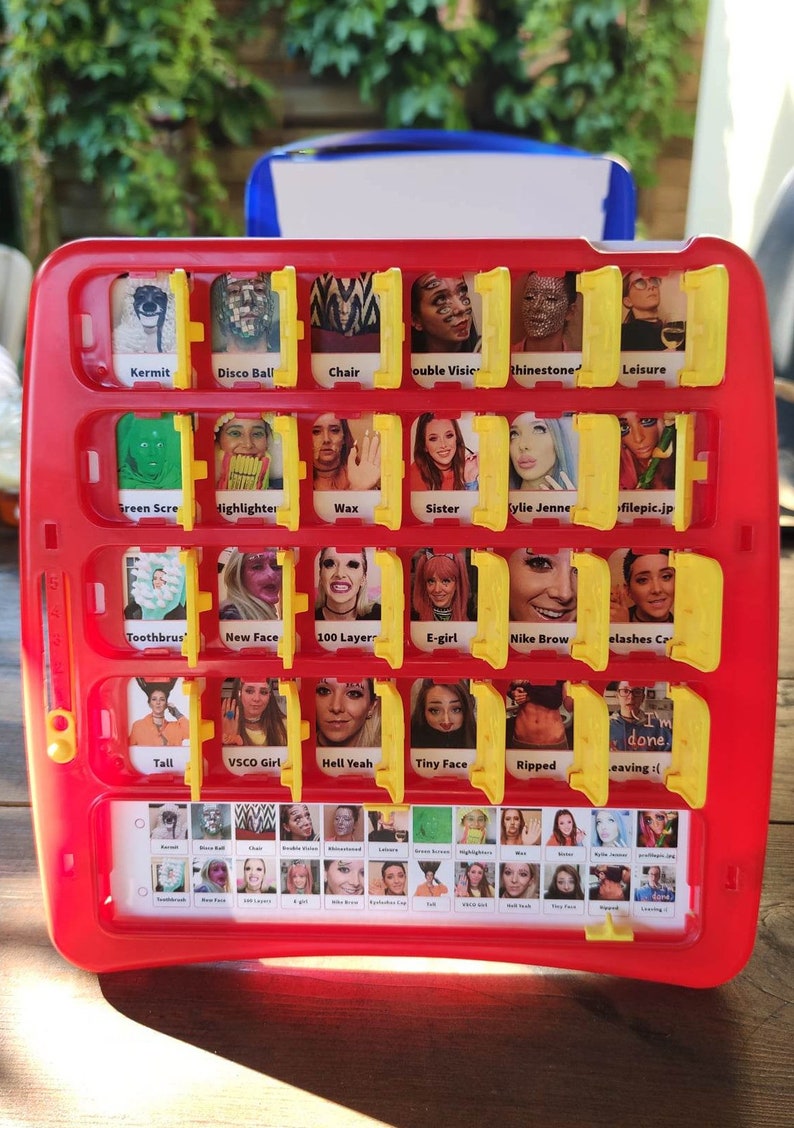 Guess Who Drag Race Game Insert Card | Printable Guess Who Drag Race ...