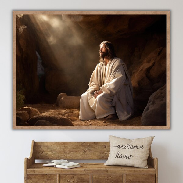Daniel in the Lion's Den DIGITAL DOWNLOAD Jesus Bible Art - Etsy Canada