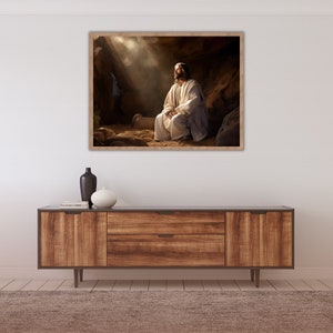 Jesus Ist Auferstanden Osterwunder Wandkunst Jesus Ostern Decor - Etsy