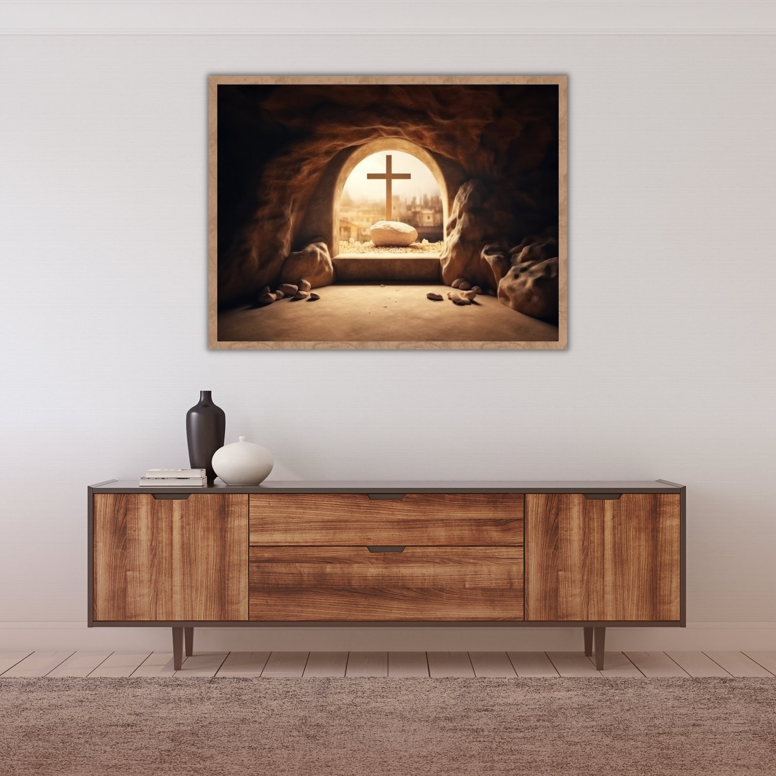 Jesus Easter Resurrection DIGITAL DOWNLOAD Jesus Bible Art, Modern ...