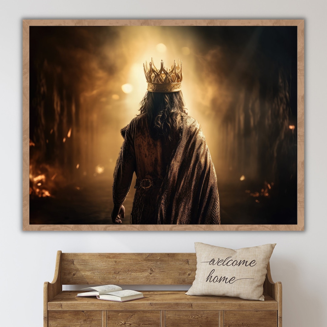 Jesus Christ King of Kings the Messiah Son of God Wall Art Love Lord ...
