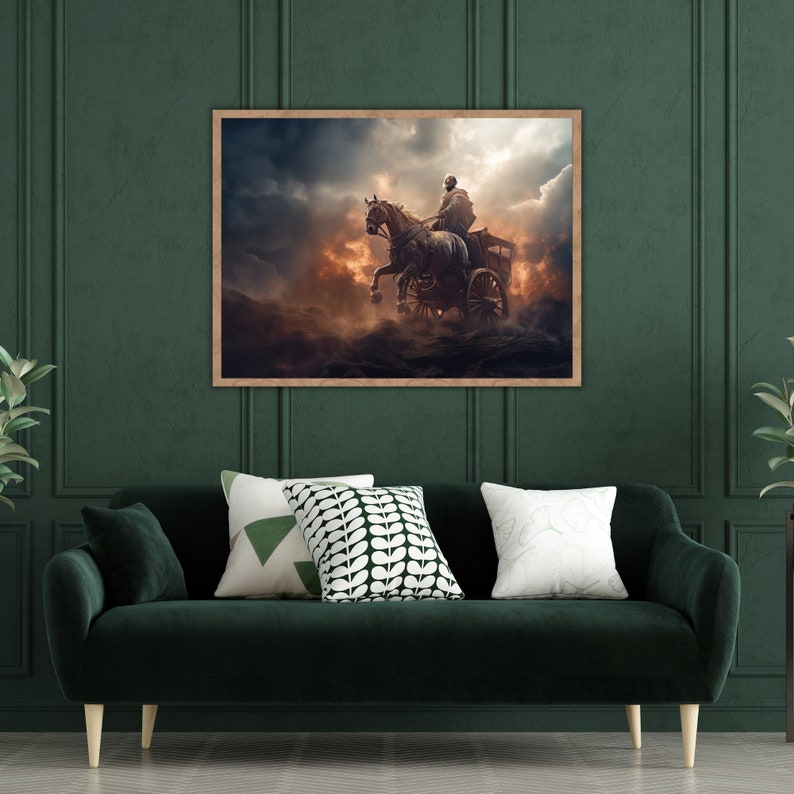 Elijah DIGITAL DOWNLOAD Jesus Bible Art, Modern Bible Poster, Jesus ...