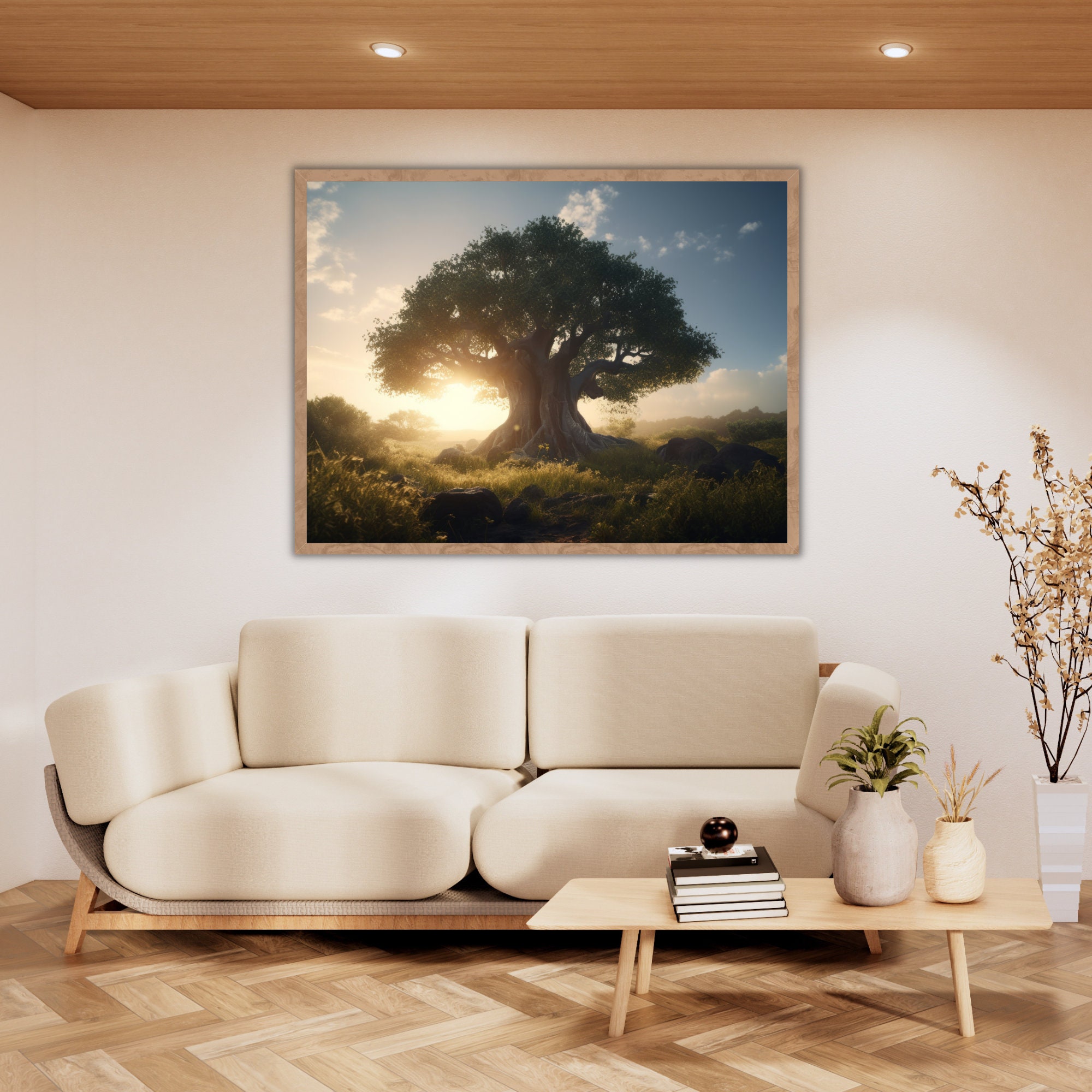Tree of Life DIGITAL DOWNLOAD Jesus Bible Art, Modern Bible Poster ...