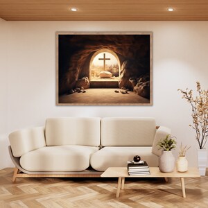 Jesus Easter Resurrection DIGITAL DOWNLOAD Jesus Bible Art, Modern ...
