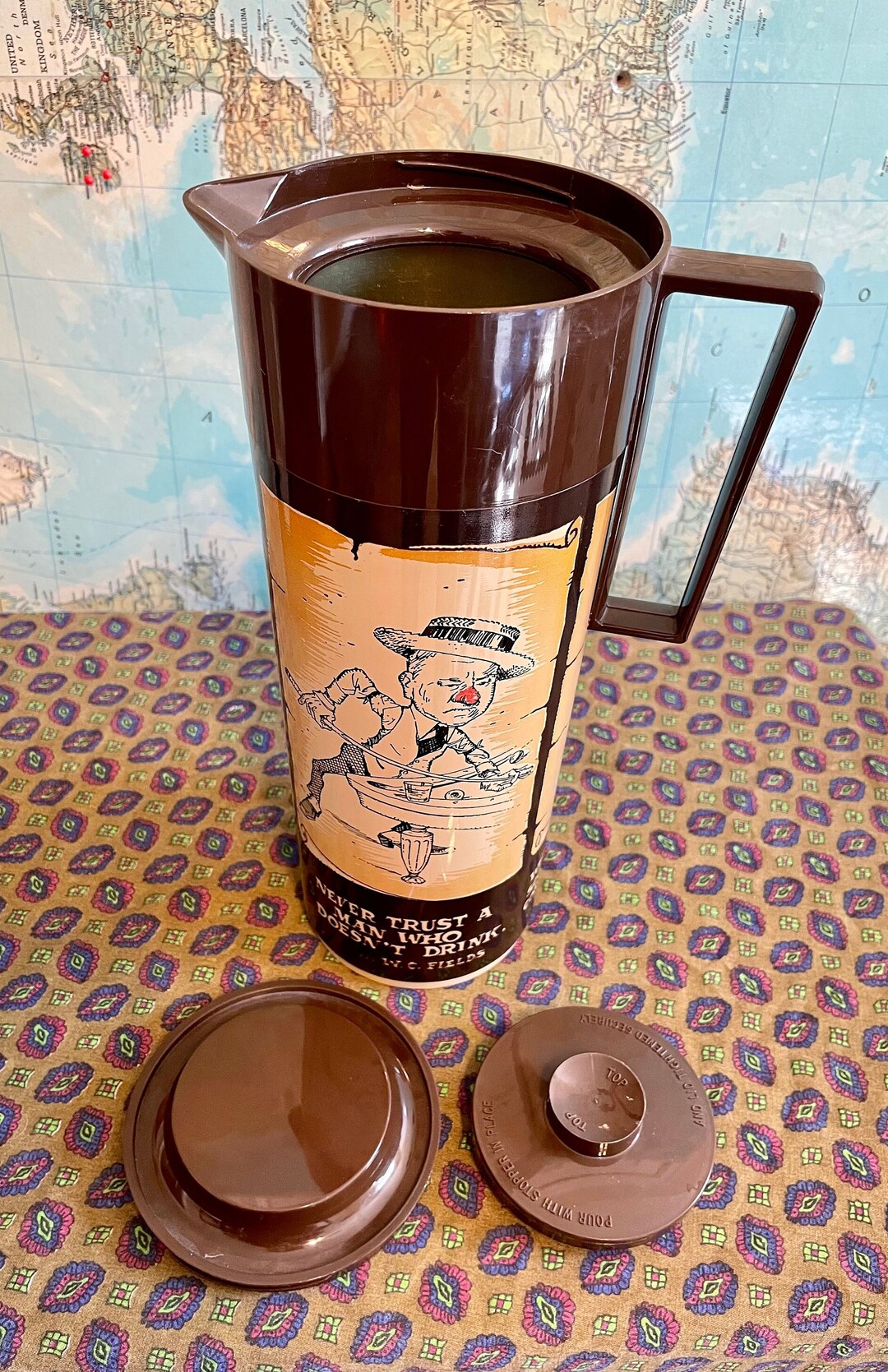 1960s W.C. Fields Aladdin Beverage Butler Vacuum Insulated Pitcher - Etsy