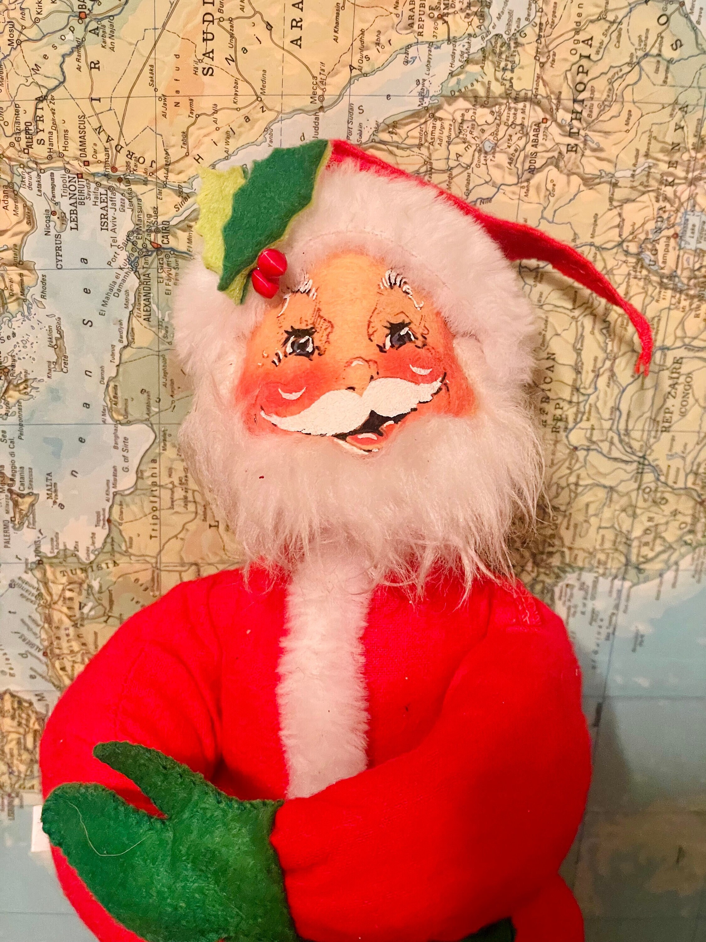 1963 Annalee Mobilitee Dolls Vintage Large Santa Clause - Etsy