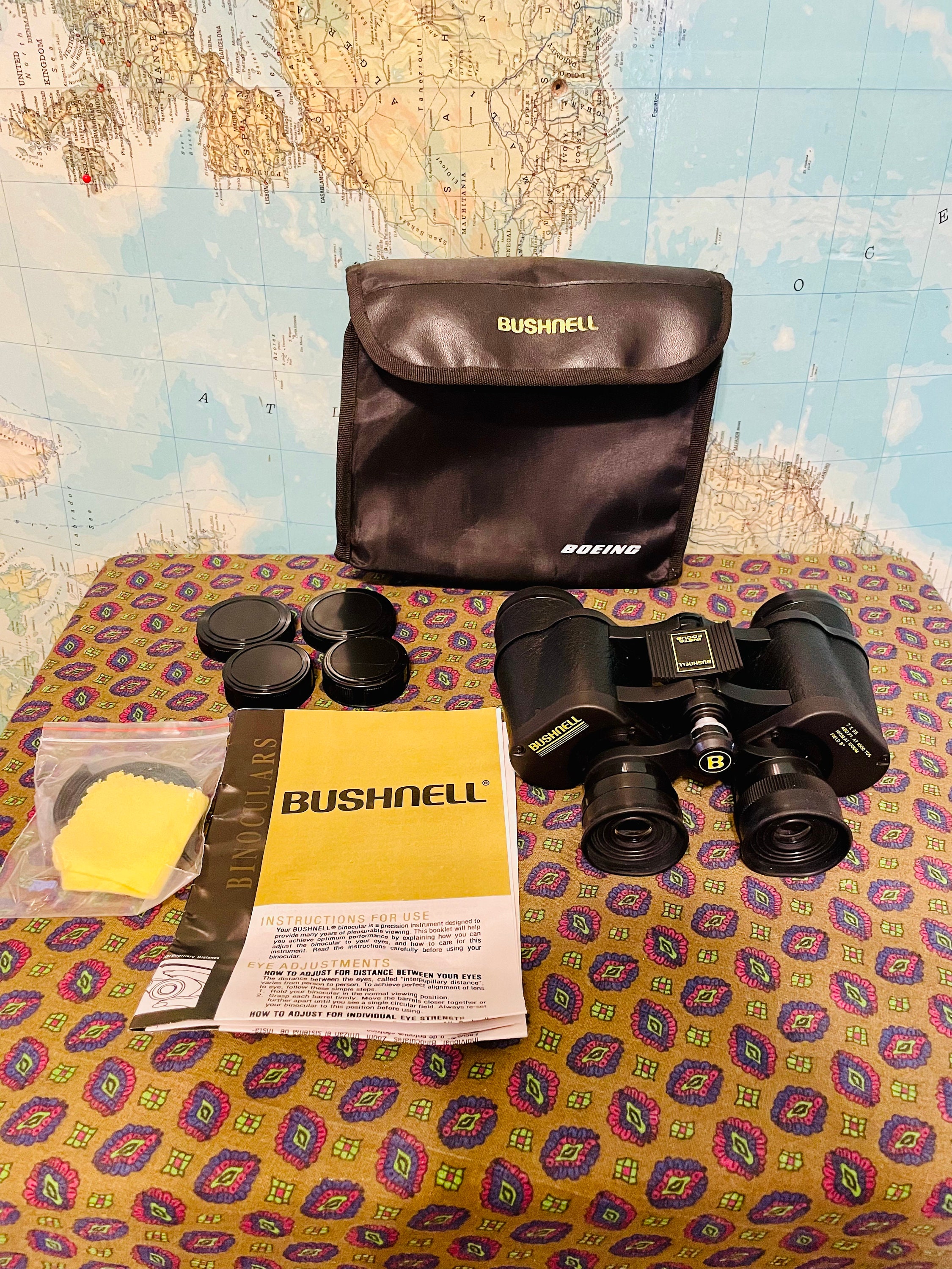 Vintage Bushnell Binoculars by Boeing: Insta Focus 7x35 - Etsy
