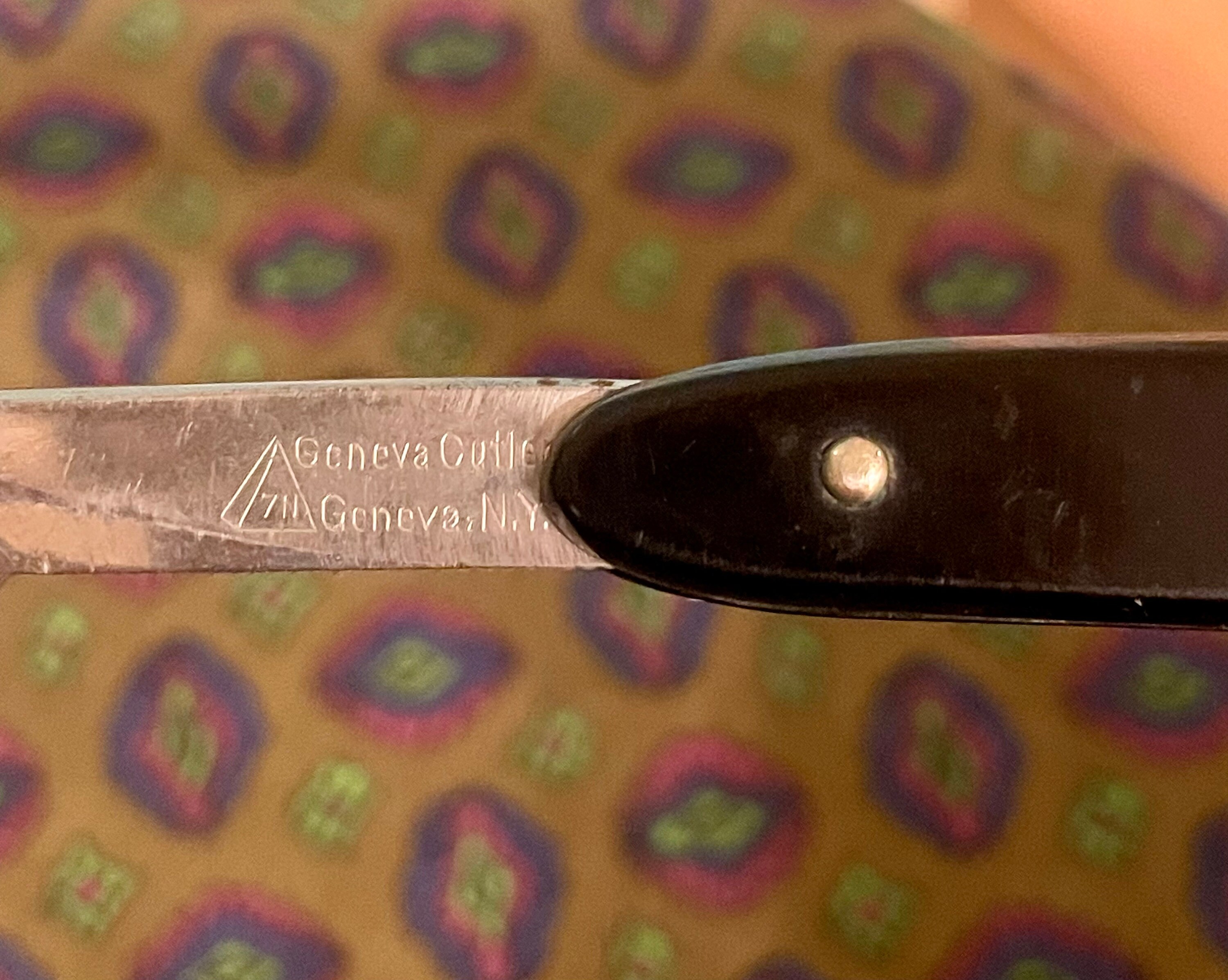 1920's Straight Razor 7N Pyramid Model Geneva Cutlery Co, Geneva, N.Y ...