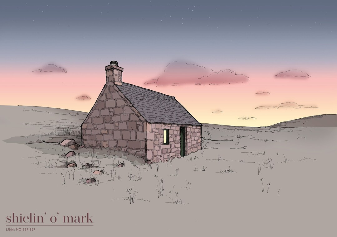 Sheilin O' Mark Bothy Print - Etsy